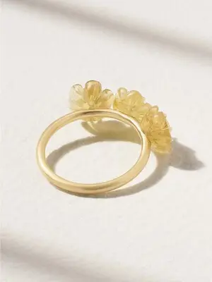 Irene Neuwirth Botanical 18-karat & Beryl Ring
