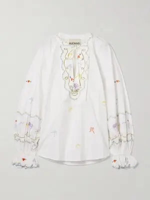 Alemais Embroidered Tops