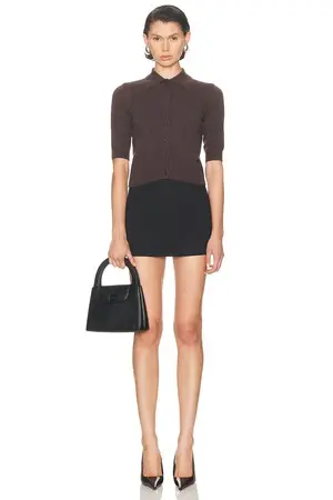 Dolce & Gabbana Short-sleeve Cashmere Cardigan