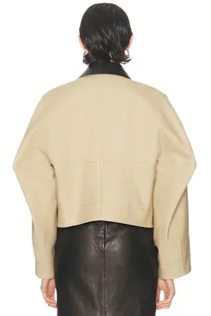 Givenchy Short Zipped Caban Jacket - Beige