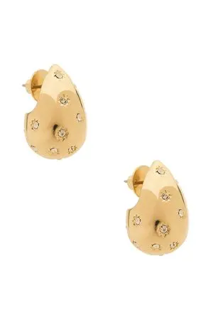 ROXANNE ASSOULIN Twinkle Tear Drop Earrings - Shiny Gold