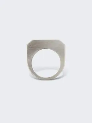 Rick Owens Crystal Hollywood Ring - Silver