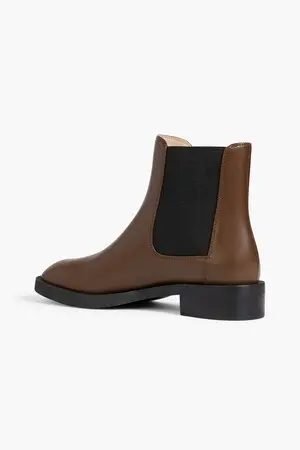 STUART WEITZMAN Sondra Leather Chelsea Boots - Brown