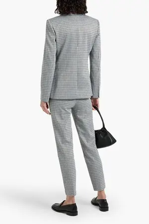 Theory Checked Jacquard Blazer