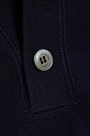 Officine Générale Kass Wool Polo Sweater