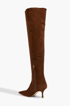 STUART WEITZMAN Naomi 75 Suede Over-the-knee Boots - Brown