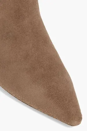 STUART WEITZMAN Naomi Suede Over-the-knee Boots - Camel