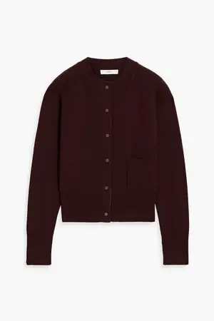 Vince Wool-blend Cardigan - Merlot