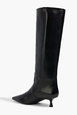 STUART WEITZMAN Naomi 50 Leather Knee Boots - Black