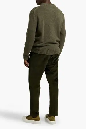 Officine Générale Hoche Belted Cotton-corduroy Pants