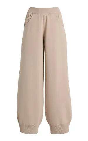 AMIYA Knit Wide-leg Trousers