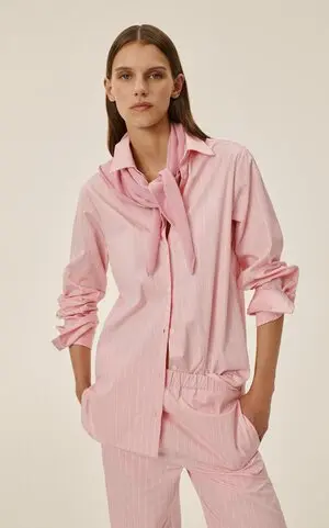 AMIYA Britannia Cotton Shirt - Stripe
