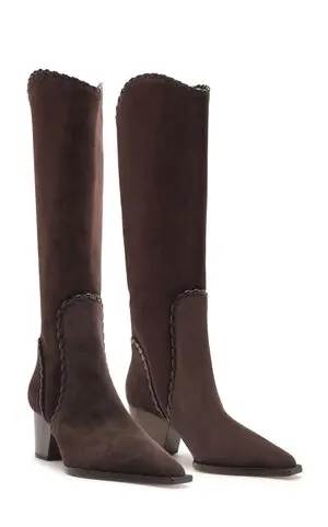 ALEXANDRE BIRMAN Victoria Suede Boots - Brown