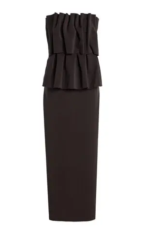 HOUSE OF DAGMAR Sculpted Maxi Dress
