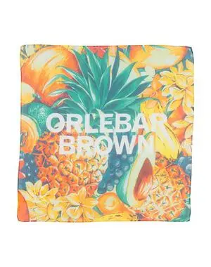 Orlebar Brown Scarf Cotton, Silk - Orange