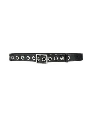 Rag & Bone Leather Belt With Appliqués - Black