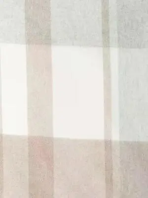 Zegna Checked Fringed Scarf