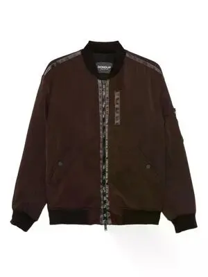DONDUP Striped-panel Bomber Jacket