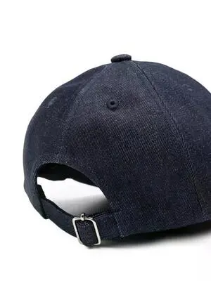 A.p.c. Logo-embroidered Cap - Blue