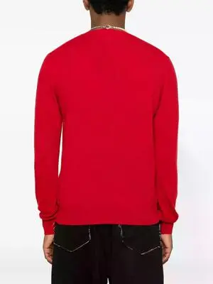Play Comme Des Garcon Heart-emblem Cardigan - Red