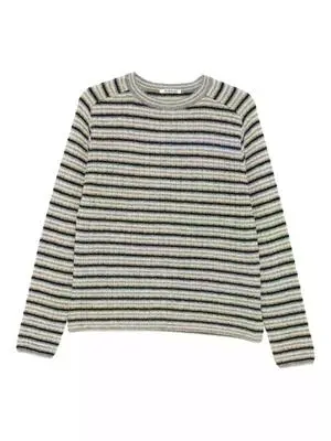 Auralee Stripe-pattern Sweater