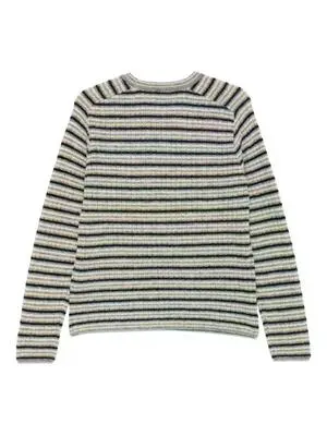 Auralee Stripe-pattern Sweater