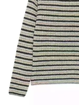 Auralee Stripe-pattern Sweater
