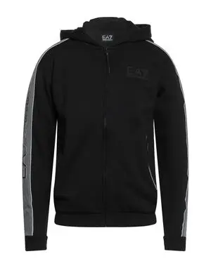 EA7 Cotton-blend Fleece Zip-up Hoodie