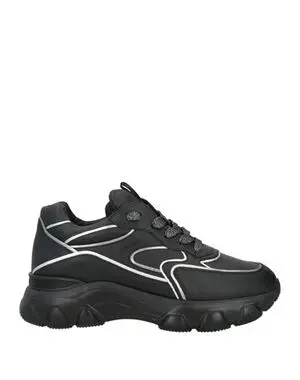 Hogan Leather Chunky Sneakers - Black
