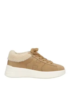 Hogan Leather Sneakers - Sand