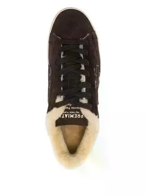Premiata Steven Shearling-lined Suede Sneakers