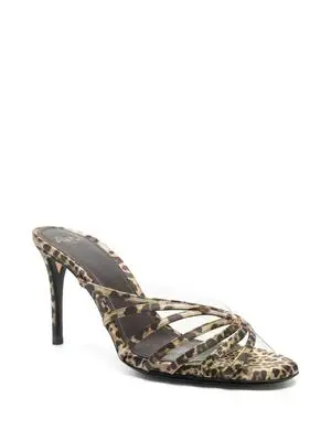 ALEVI MILANO Leopard-print Heeled Sandals