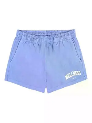 SPORTY & RICH Lettering Logo Shorts