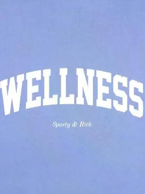 SPORTY & RICH Lettering Logo Shorts