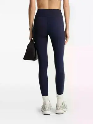 SPORTY & RICH Logo-embellished Leggings - Blue
