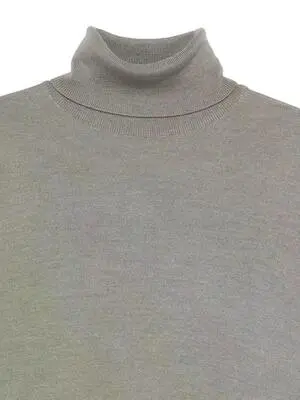 Paul & Shark Turtleneck Wool-silk Sweater - Grey