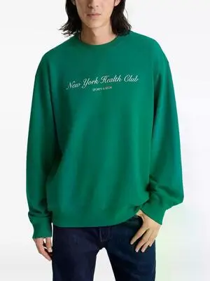 SPORTY & RICH Cotton Sweatshirt - Green