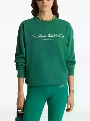 SPORTY & RICH Cotton Sweatshirt - Green