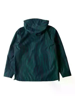PARRA Wave-print Hooded Rain Jacket