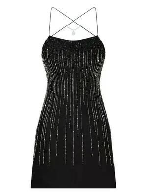 Amiri Embellished Halter-neck Mini Dress
