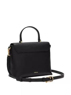 Furla Sfera Ball-detail Top-handle Bag - Black
