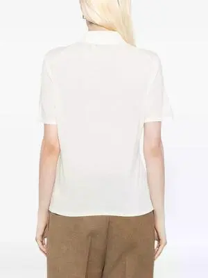 Theory Short-sleeved Knitted Polo Shirt