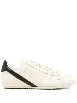 Rick Owens Leather Lace-up Sneakers - Neutrals