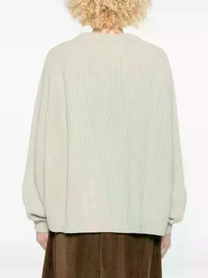 Dusan Ribbed Crew-neck Pullover - Neutrals