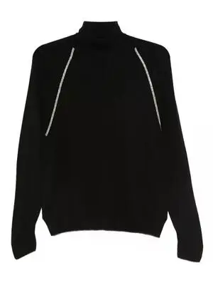 D.exterior Roll Neck Sweaters For Women