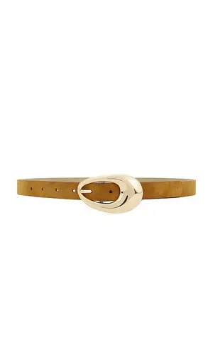 PETIT MOMENTS Molten Belt - Camel Suede & Gold