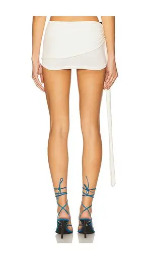 1XBLUE Scorpion Knit Mini Skirt