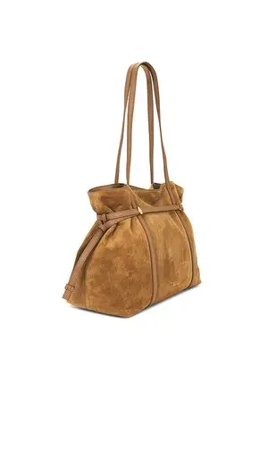 Veronica Beard Suede Lasso Bag
