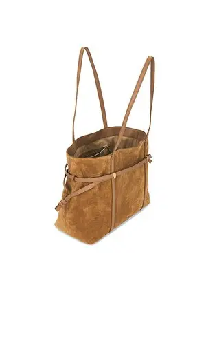 Veronica Beard Suede Lasso Bag