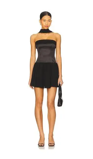 Majorelle Tamera Mini Dress With Scarf Detail - Back